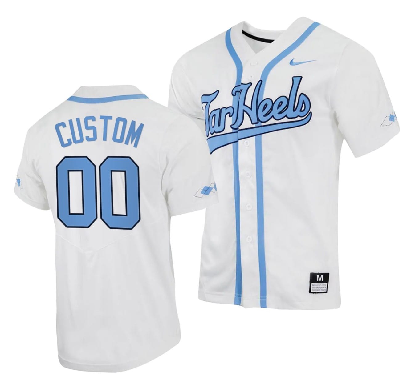Custom North Carolina Jersey Tar Heels Name and Number NCAA College ...