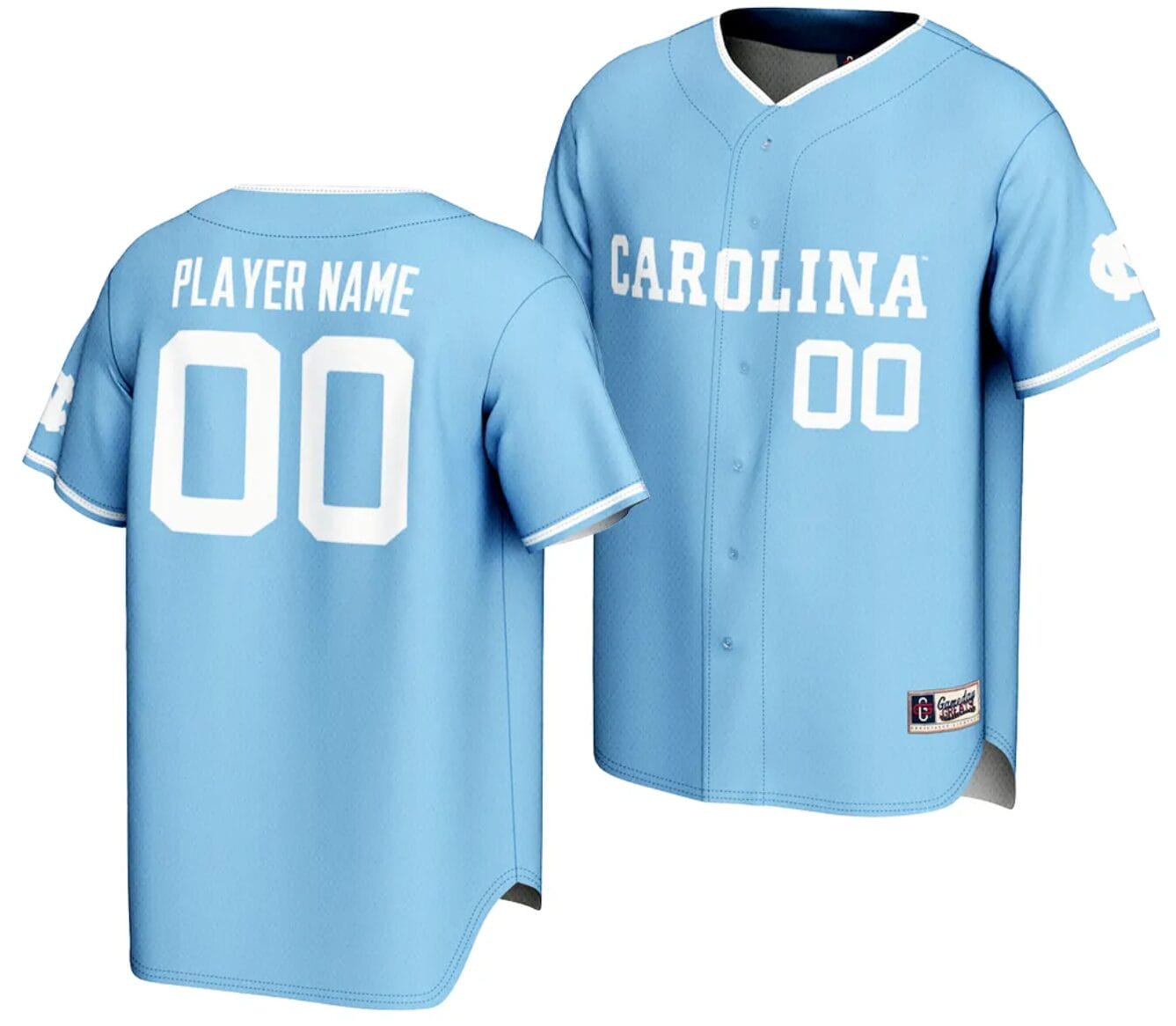 [Hot] Order New Custom North Carolina Tar Heels Jersey Blue