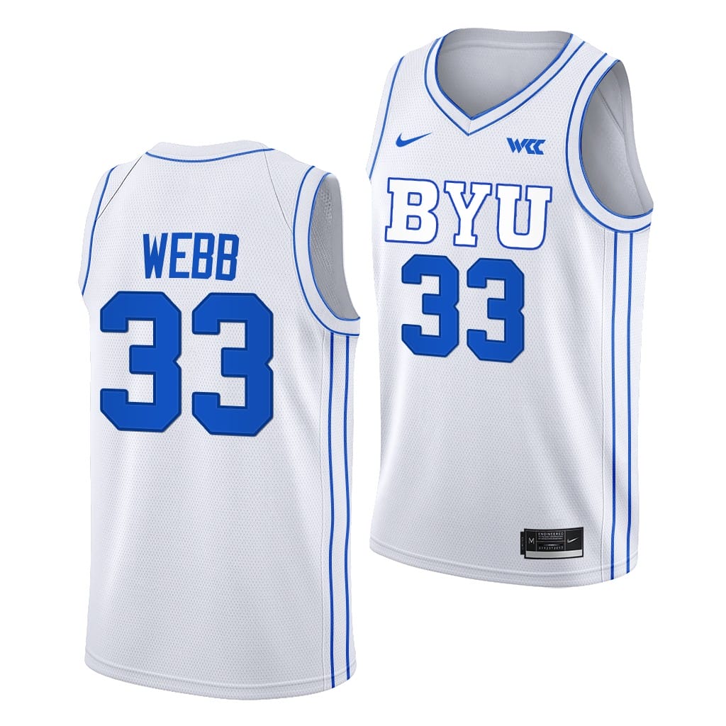 [Available] Buy New Nate Webb Jersey BYU Cougars